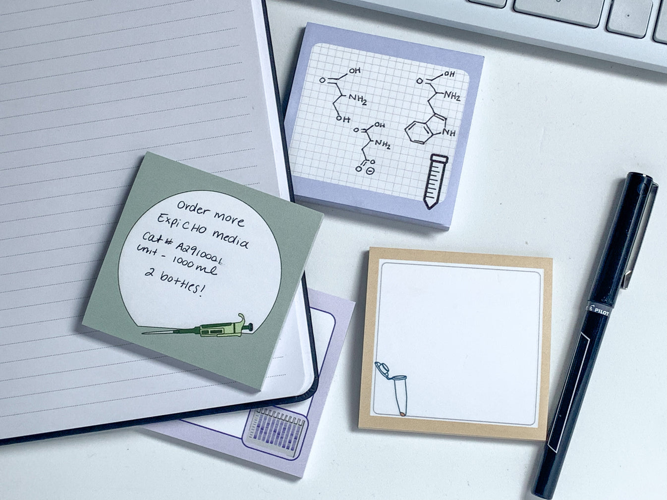 Science Post-It® Notes | Illeun Science Office Supplies